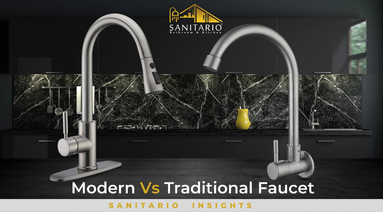 Difference Between Modern and Traditional Kitchen Faucets – Sanitario