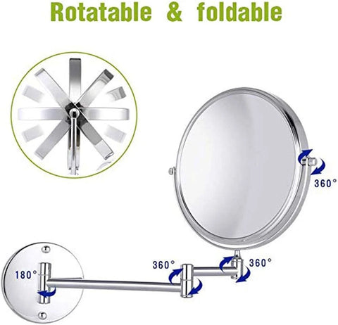 Dual Side Magnifying 360 Mirror – Sanitario PK